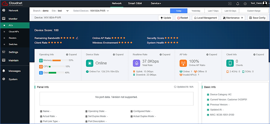 H3C Cloudnet｜云端网络管理｜Tecreas